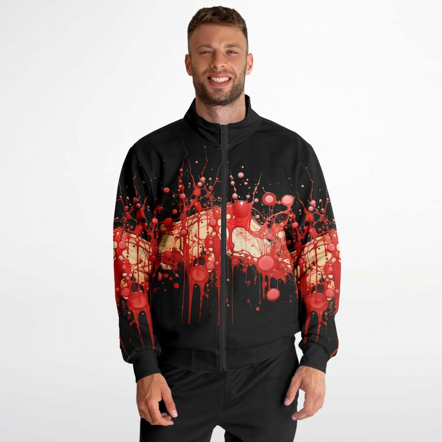 Leaky Guts Sickstem Splatter Track Jacket – TimeElements.shop