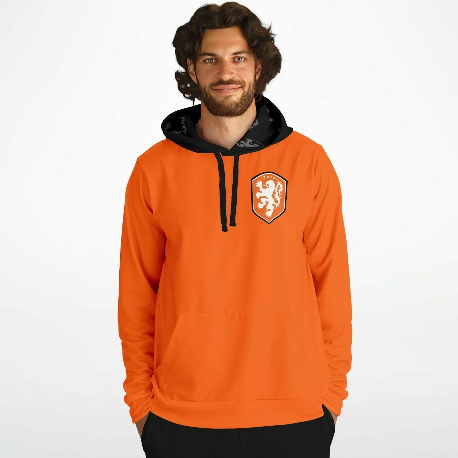 Dutch Holland National Team Hoodie KNVB | Netherland Retro Soccer Hood ...